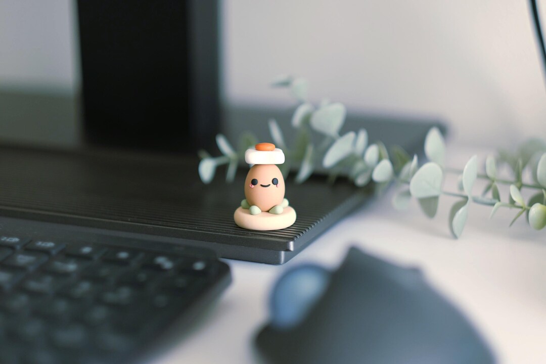 Ovitos - Handmade Clay Desk Buddy | Adorable Egg Person Figurine ...