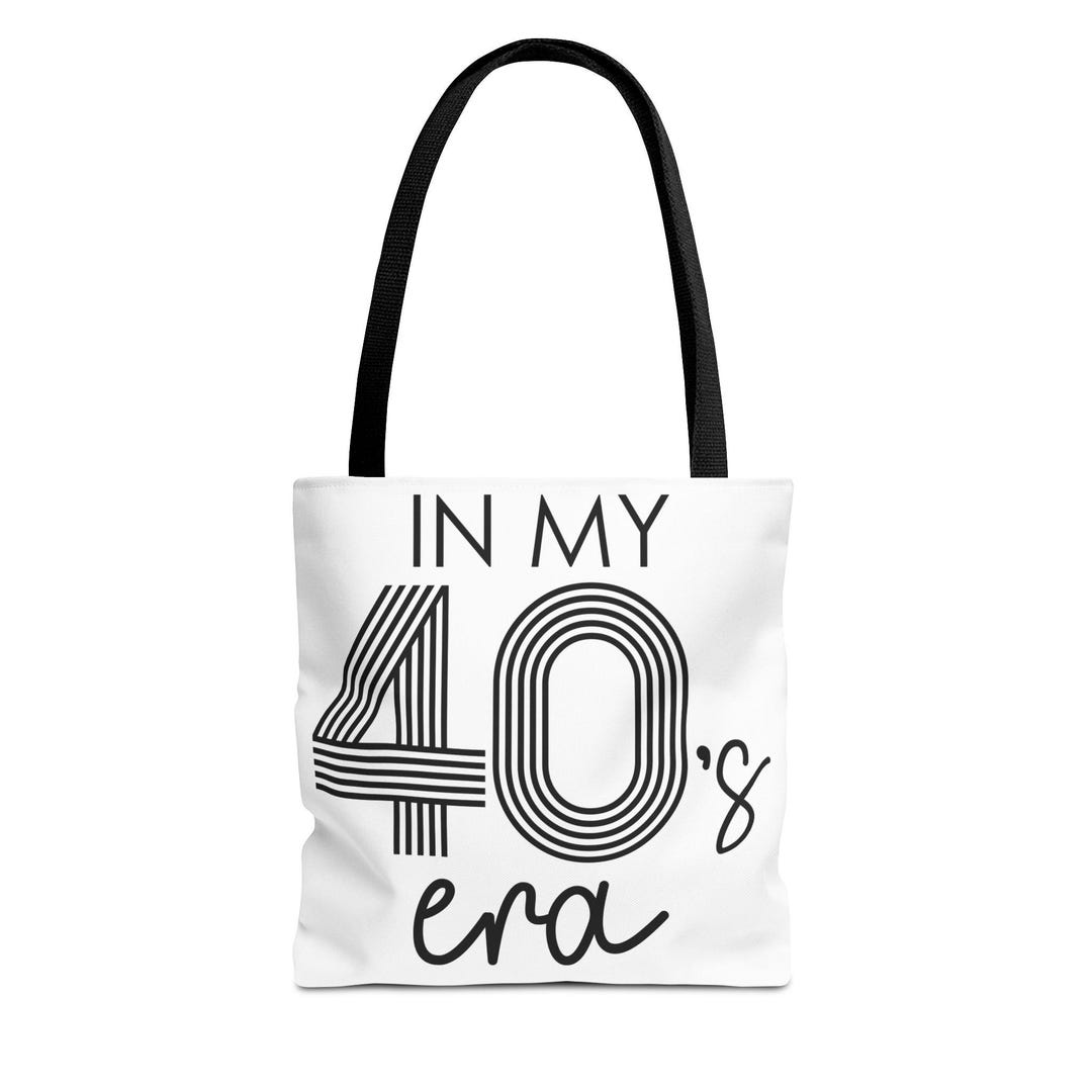 In My 40's Era Tote Bag | 40s Retro Script Typography - Etsy