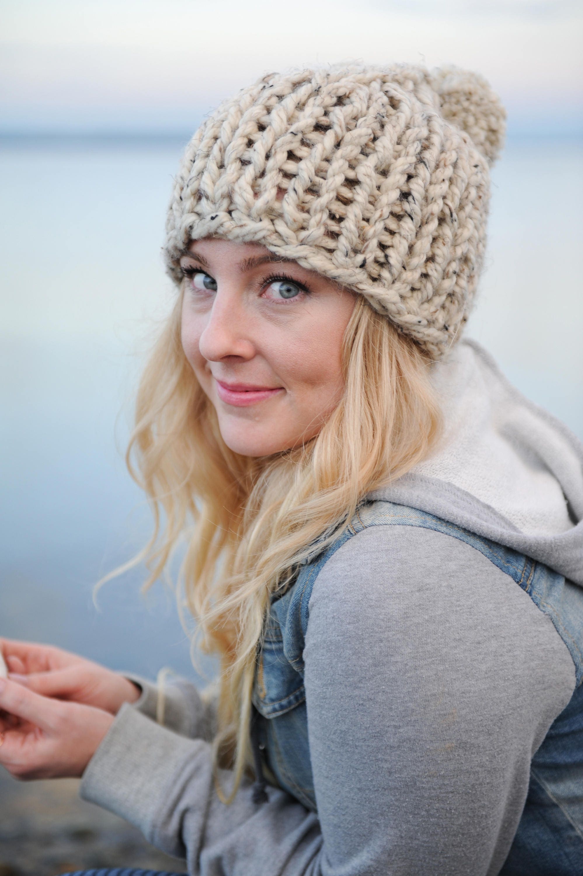 KNITTING PATTERN // Chunky Toque, Chunky Beanie, Knit Toque, Knit ...