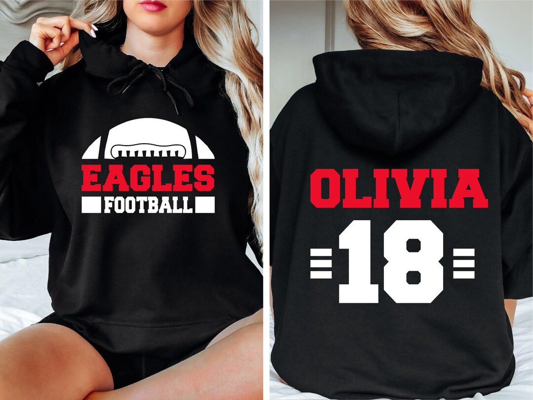 Custom Football Hoodie: Football Spirit - Etsy