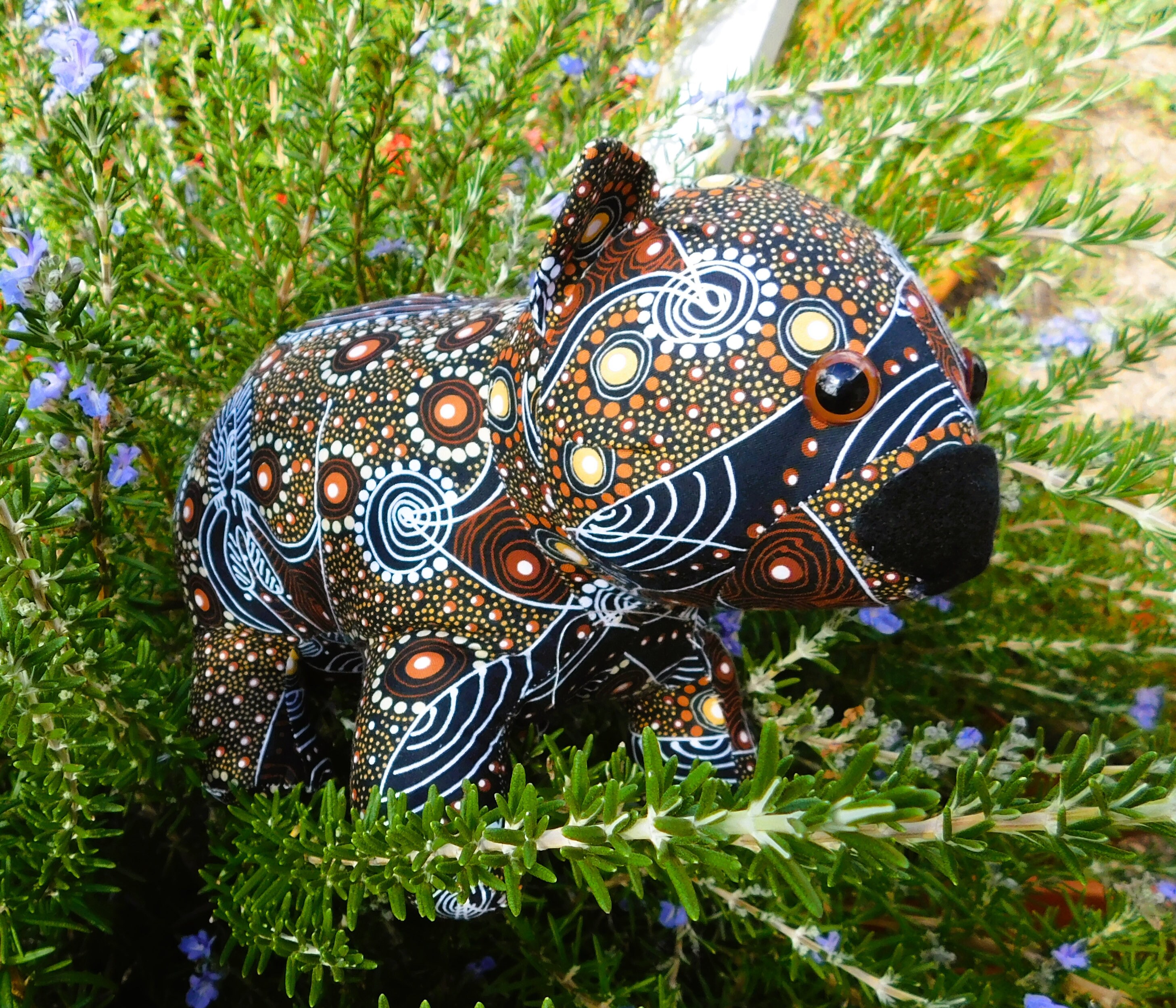 Indigenous Fabric Wombat - Etsy