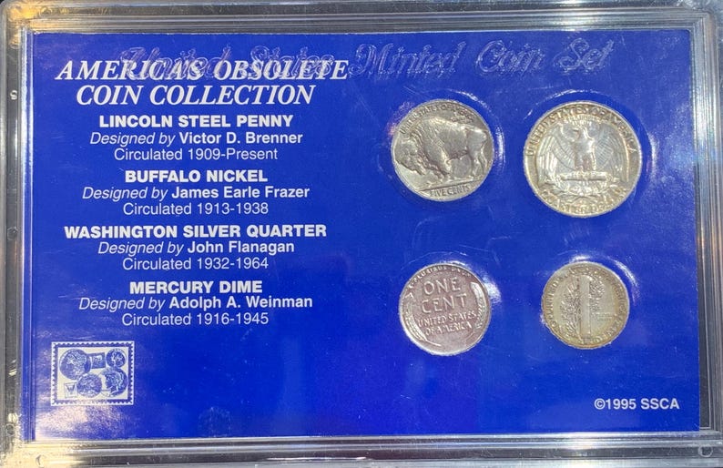 America’s Obsolete Coin Collection Coin Set - Etsy