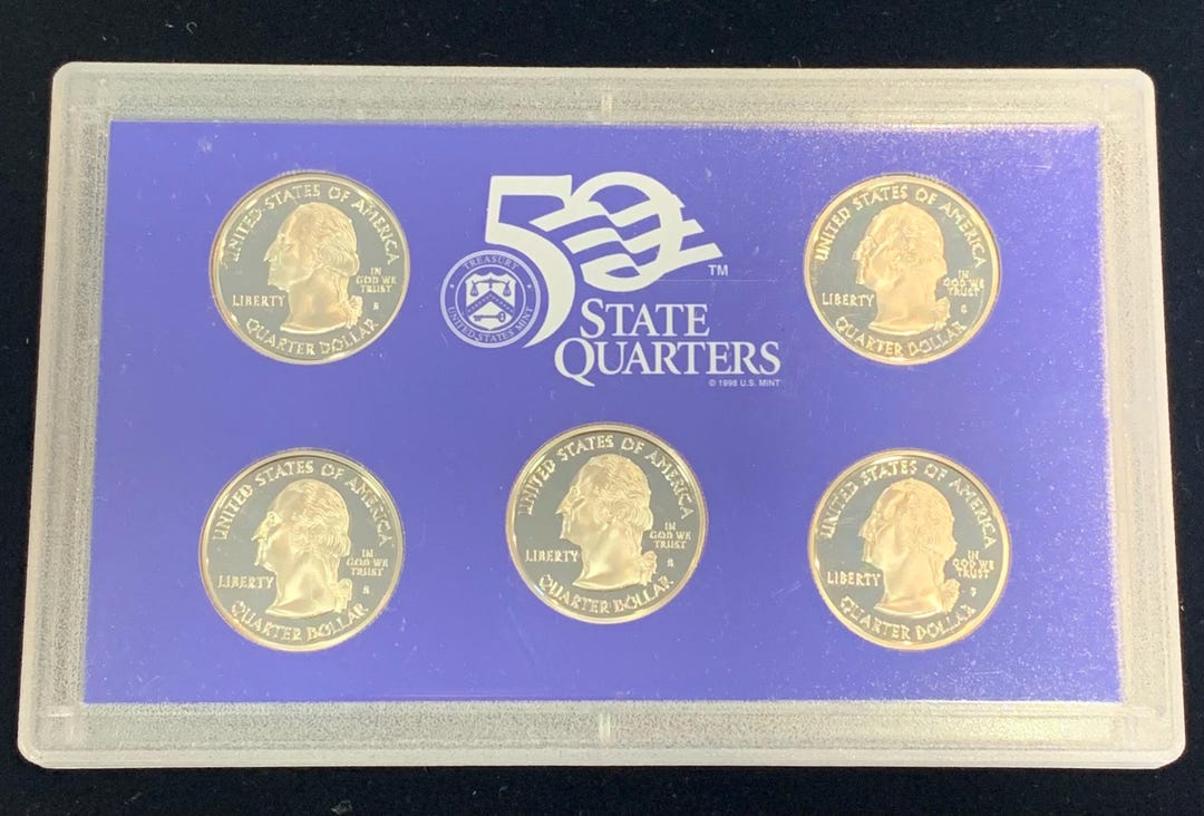 2005 U.S. Mint Quarter Proof Set - Etsy