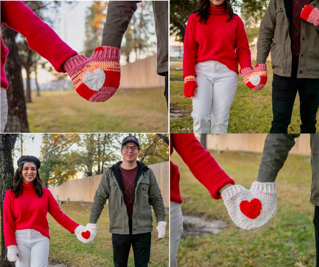 INSTANT DOWNLOAD Smitten Mittens Perfect Accessory for Couples! Crochet ...