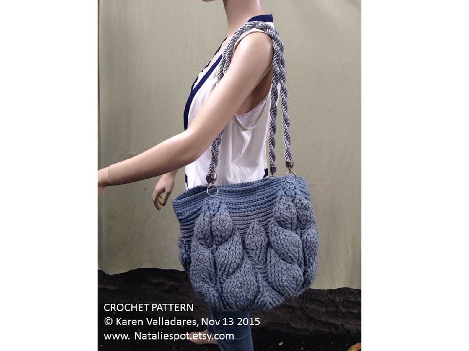 INSTANT DOWNLOAD Branches of Leaves Bag Crochet Pattern - Etsy