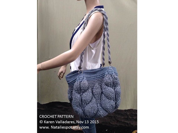 INSTANT DOWNLOAD Branches of Leaves Bag Crochet Pattern | Etsy