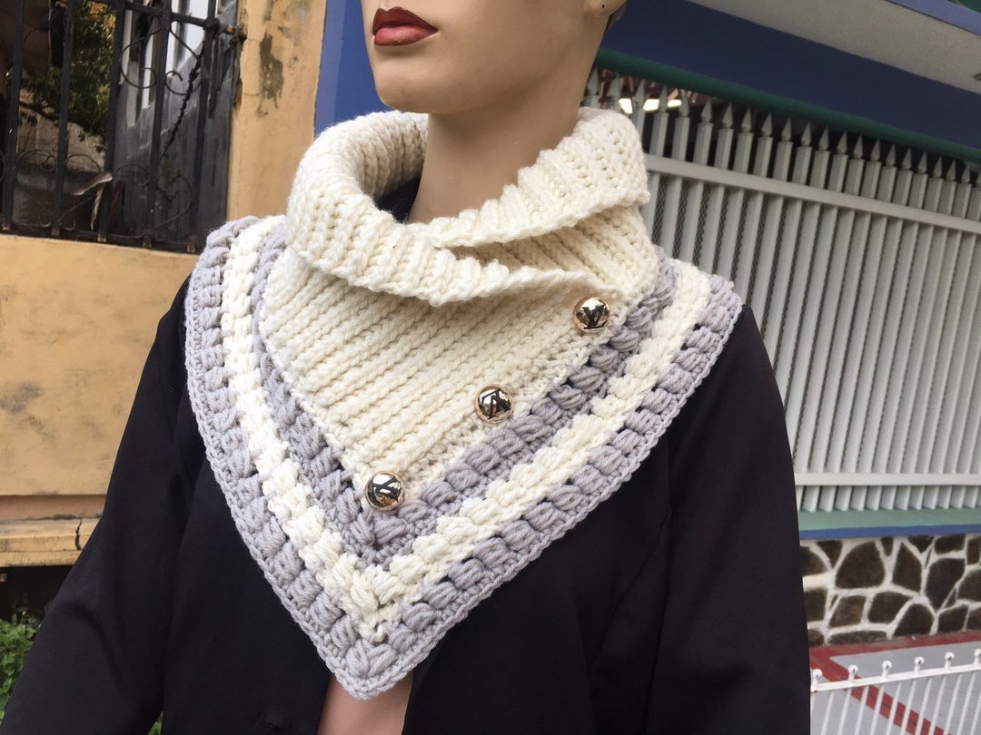 INSTANT DOWNLOAD Easy Elegant Crochet Neck Warmer Scarf PDF Pattern - Etsy