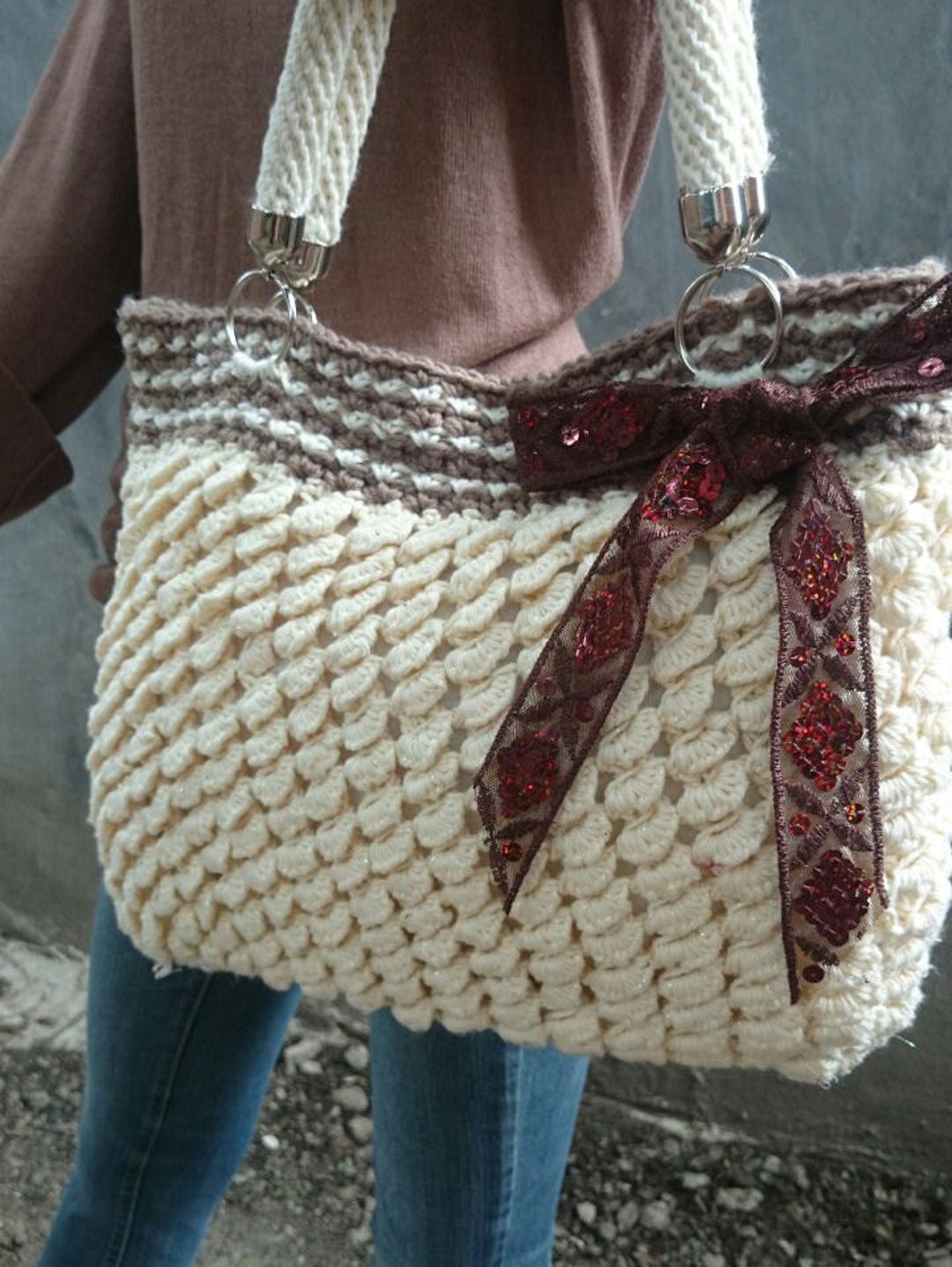 INSTANT DOWNLOAD Scales Texture Purse With Bow - Crochet Pattern - Etsy