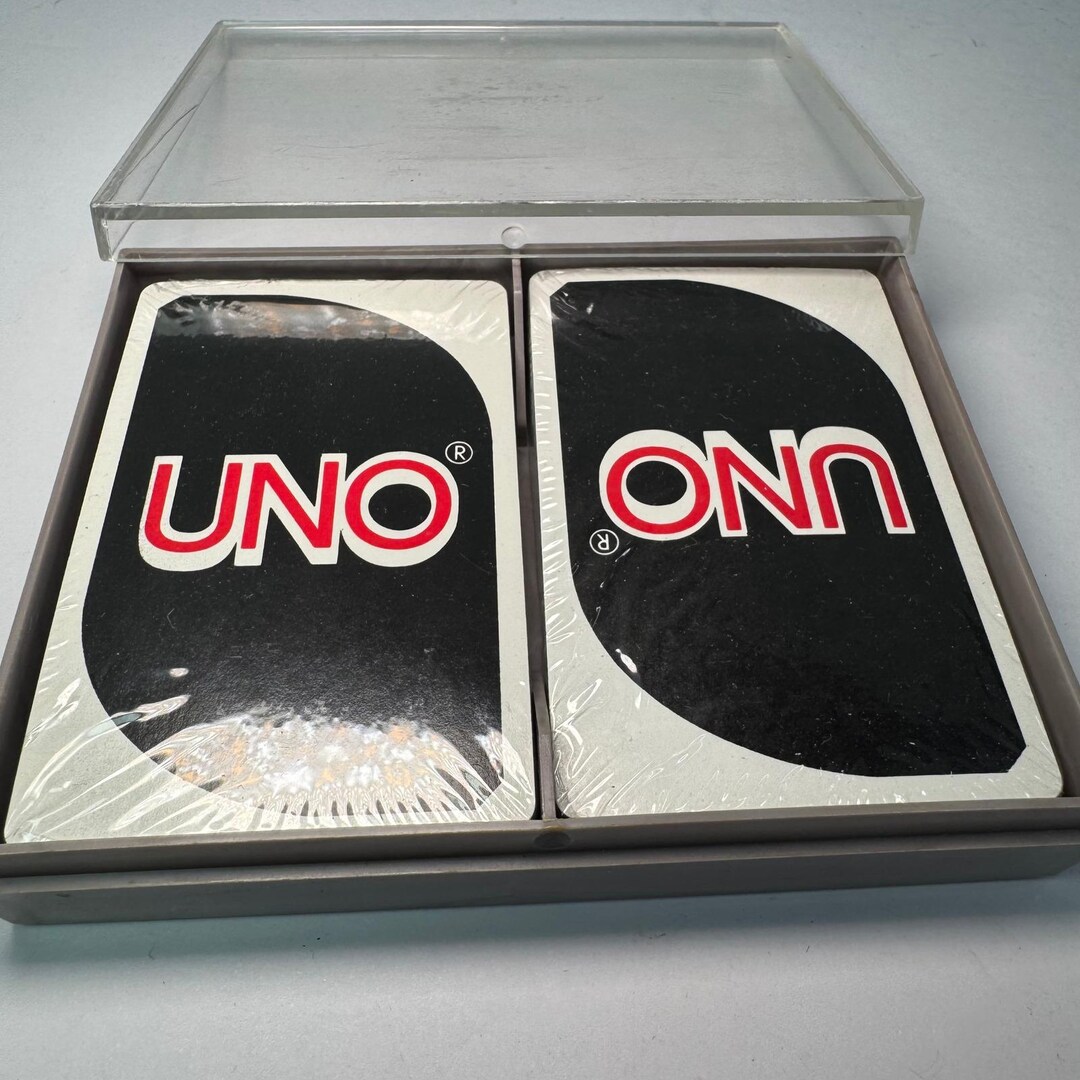 UNO Card Game Complete Vintage International Games 1983 Edition Deluxe ...
