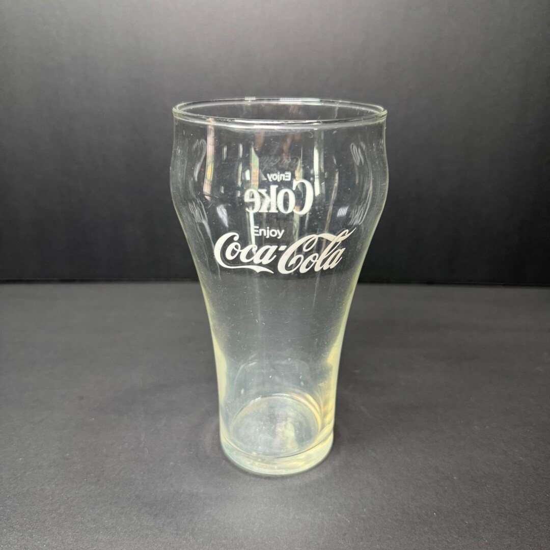 Vintage Coca Cola Bell Shaped Drinking Glass Enjoy Coke Logo 6 Inches ...
