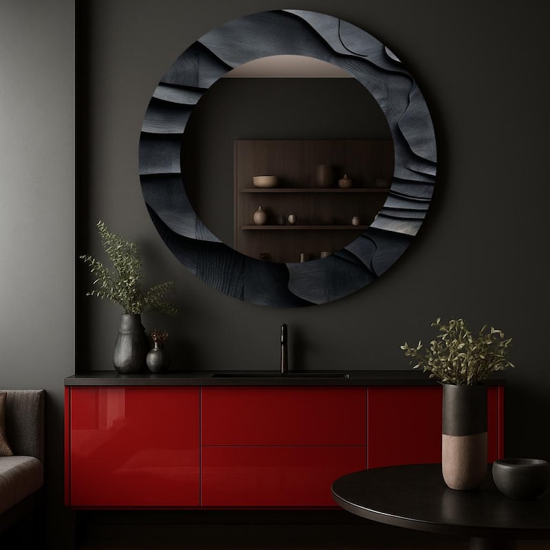 Antique Mirror 12 Inch - Etsy