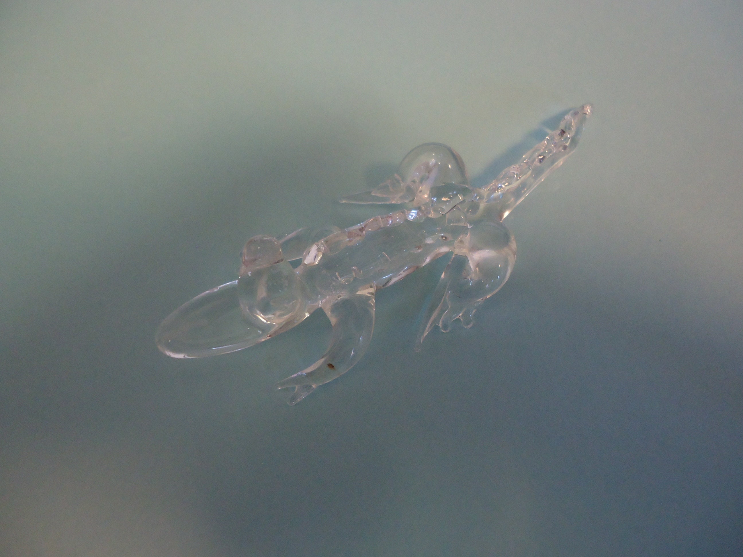 Collectible Clear Blown Glass Alligator Figurine - Etsy.de