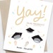 Personalized Graduation Card for Her Yay Also Congrats Card for Him ...