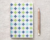 Items similar to Patterned Mini Journal with Pencil, Notebook ...