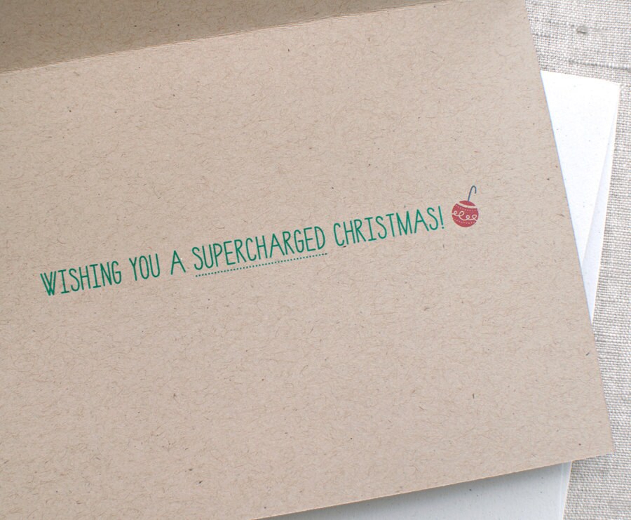 Funny Christmas Card Cute Robot Santa Kawaii Holiday Card - Etsy