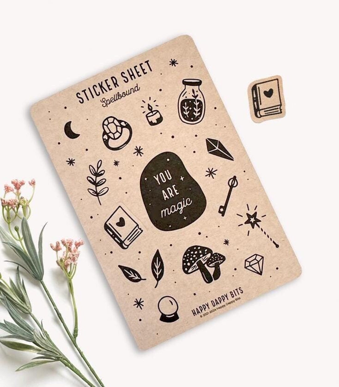 Graduation Gift - You Are Magic Sticker Sheet for Journal, 4 X 6 In ...