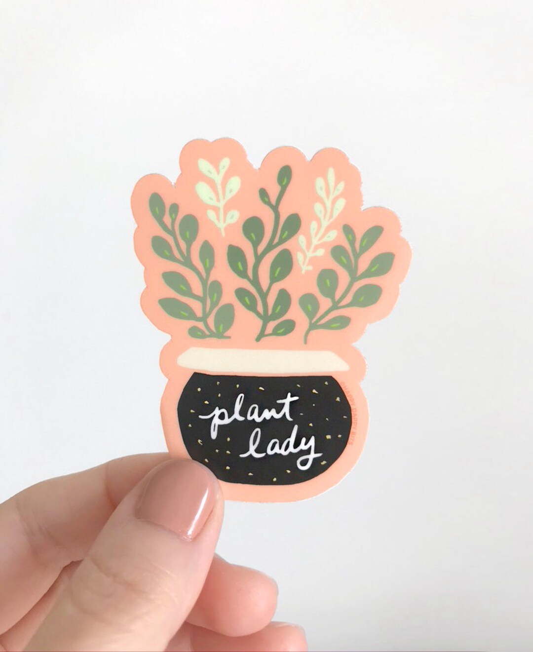 Crazy Plant Lady Sticker Eco Friendly Sticker Plant Mom - Etsy