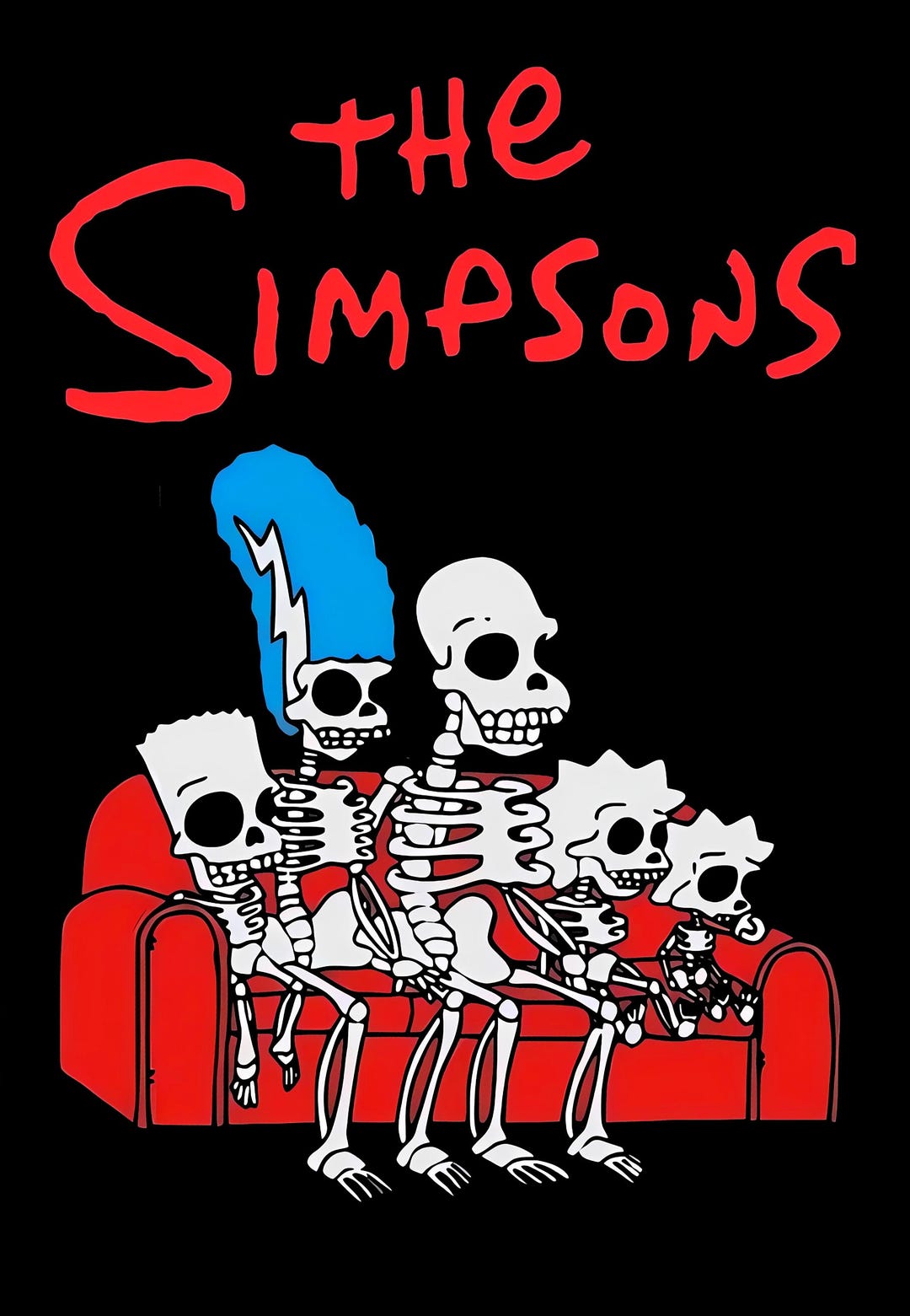 Halloween Design the Simpsons Dtf Png Halftone T-shirt Digital Screen ...