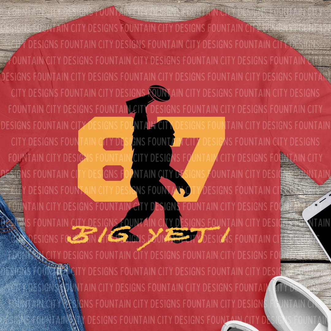Big Yeti 87 SVG: Kansas City Football Fan DIY Design (digital Download ...