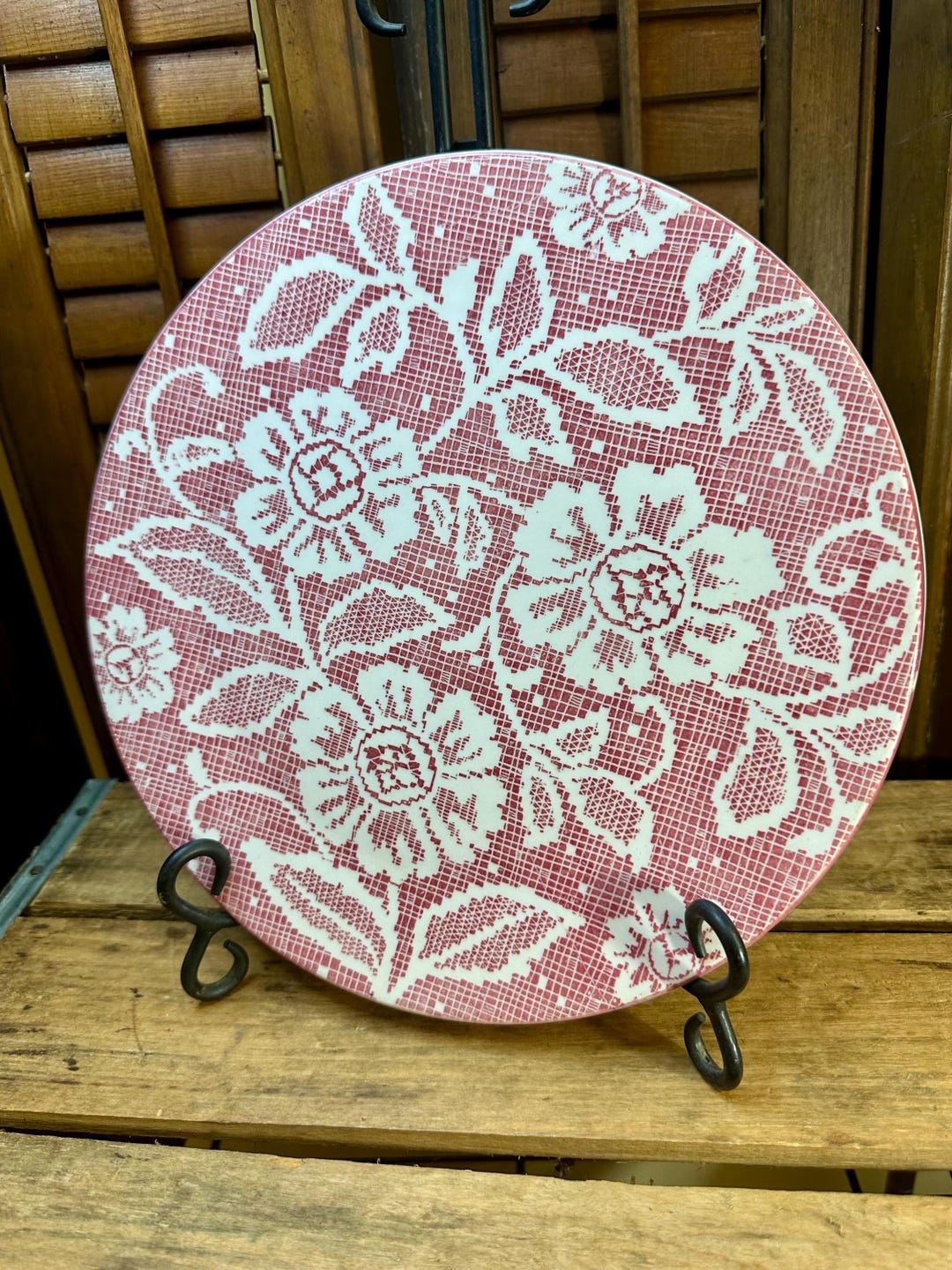 Ideal Ironstone China Imported by Chase Imports, Large Cake Plate ...