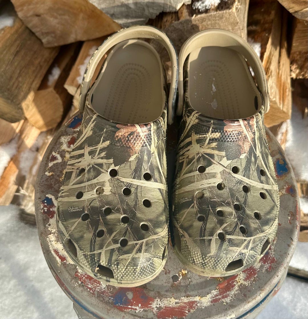 Crocs Classic Realtree V2 Camo Clogs Slides Men Size 9 | Womens Sz 11 ...