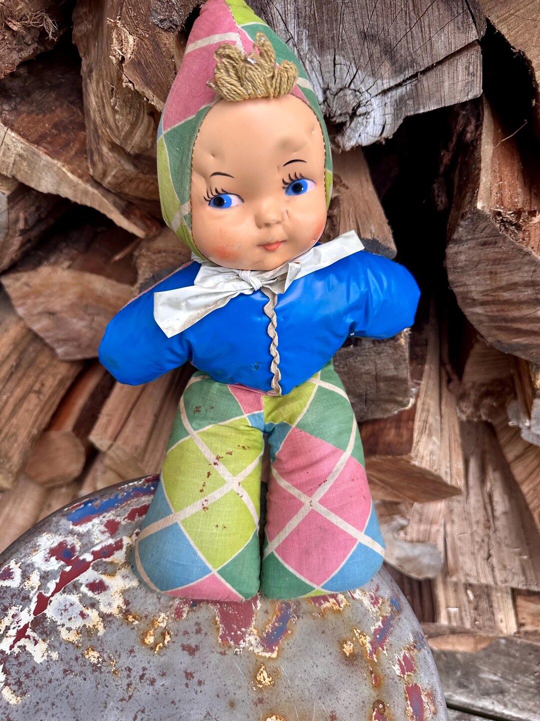 Carnival Doll Vintage 1940s Antique Toy Childrens Circus Prize ...