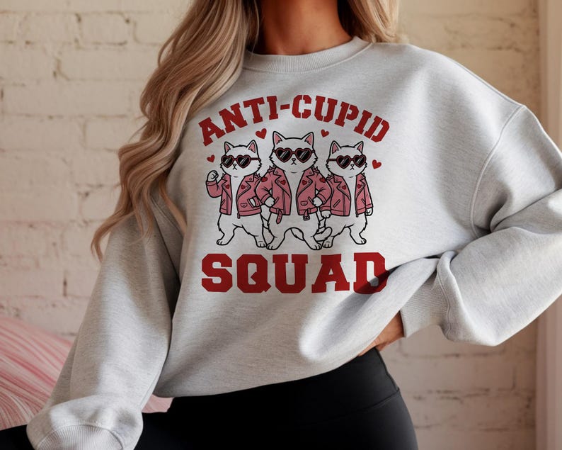 Anti Cupid Squad PNG - Funny Galentines Design (digital Download) - Etsy