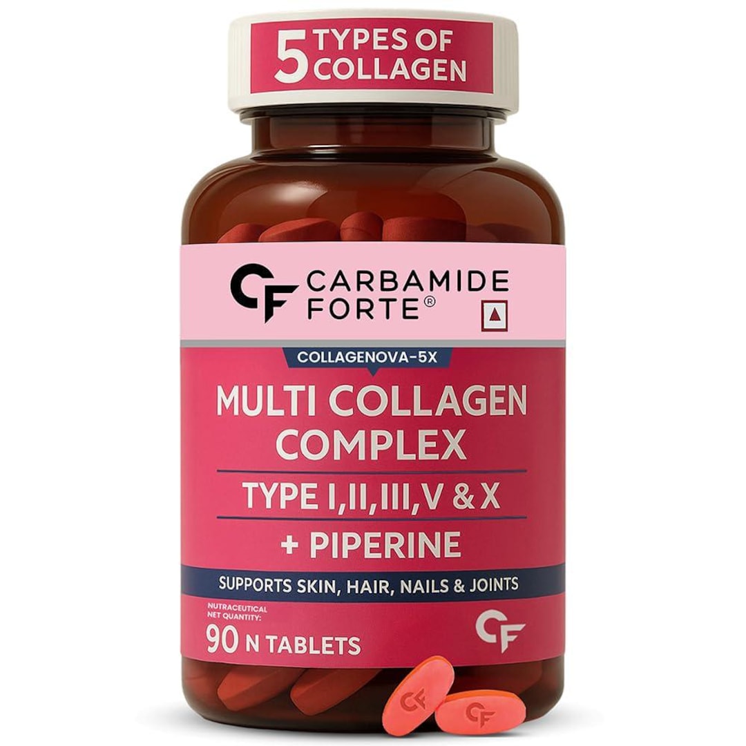 Multi Collagen Peptide Tablets: 5 Types, Skin & Joint Support - 90 ...