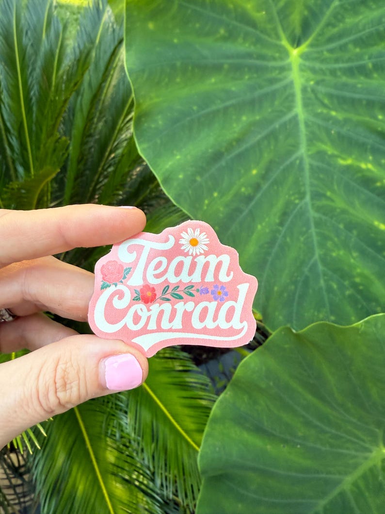 Team Conrad, Team Jeremiah, Cousins Beach, Booktok Inspired Sticker - Etsy
