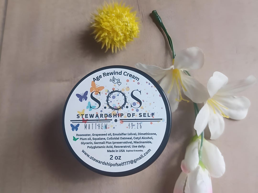 Age Rewind Fine Lines and Wrinkle Cream- Made With Organic Plant Oils ...