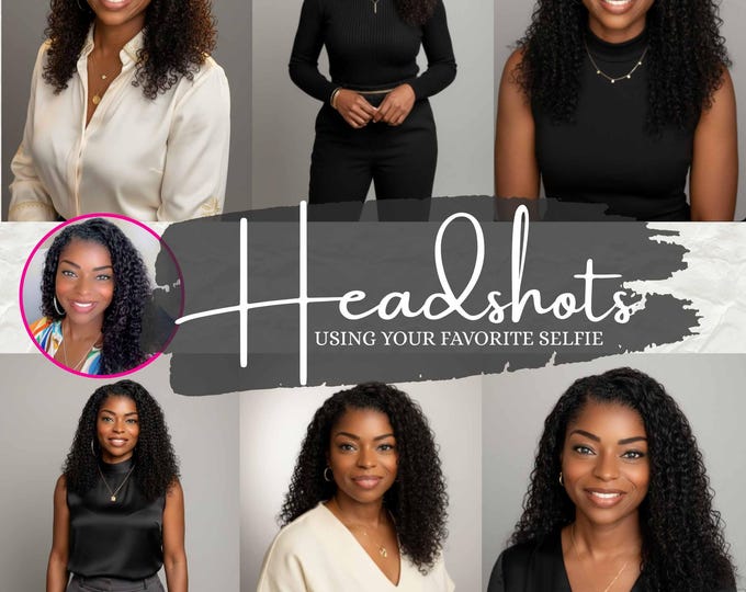 Custom Professional Headshot Service, AI Photoshoot Portrait From Photo ...