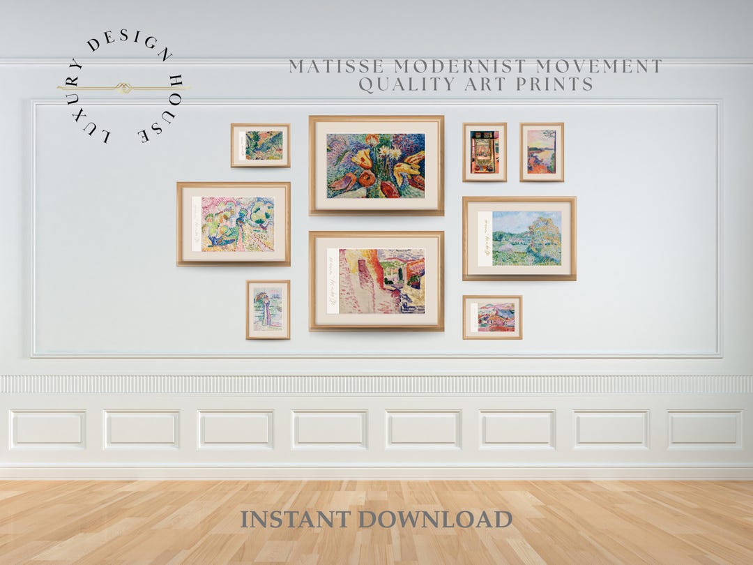 Matisse Art Print Set: Fauvism Style, Modern Home Decor (digital ...