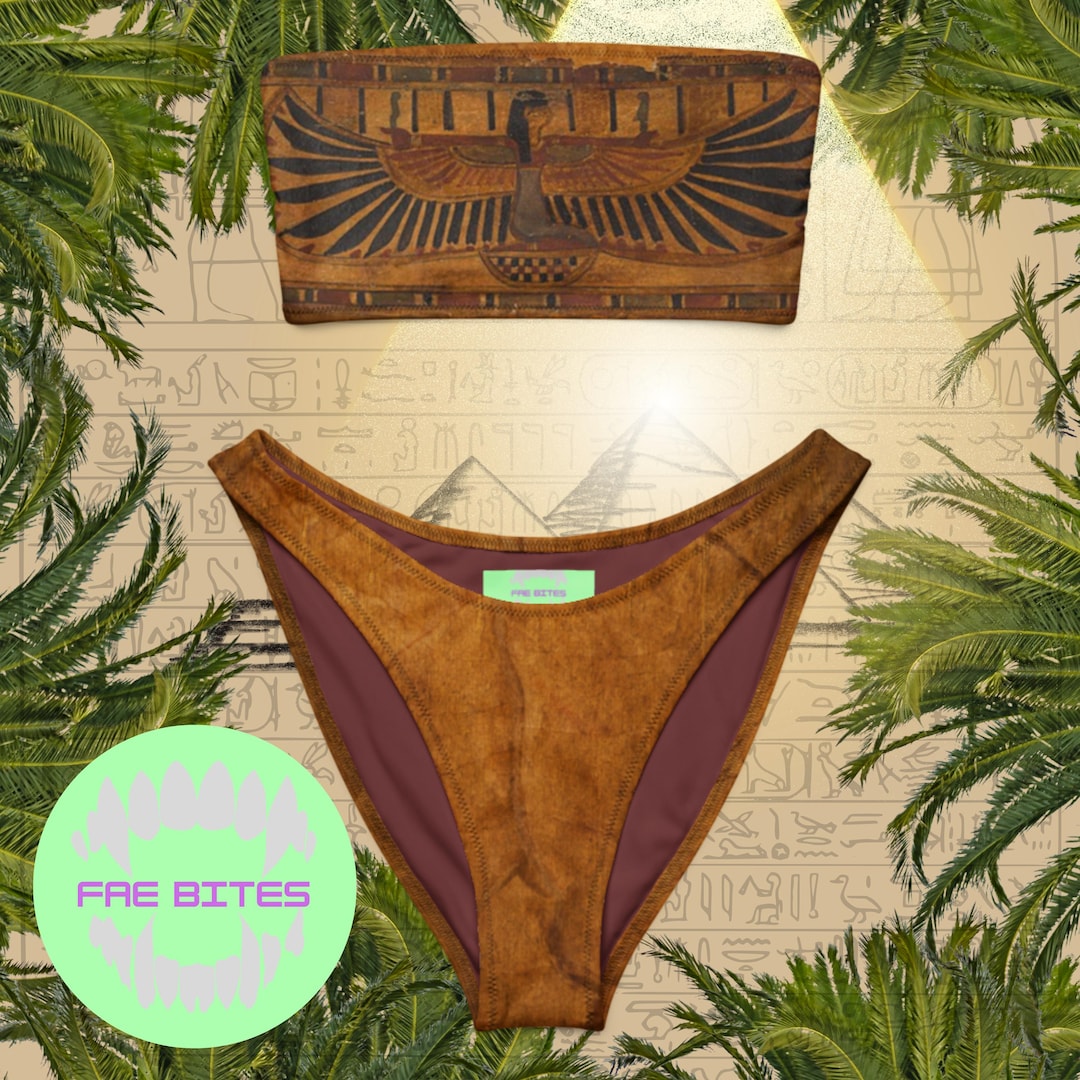 FAE BITES Isis Egyptian Goddess Bikini | Ancient History Swimwear ...