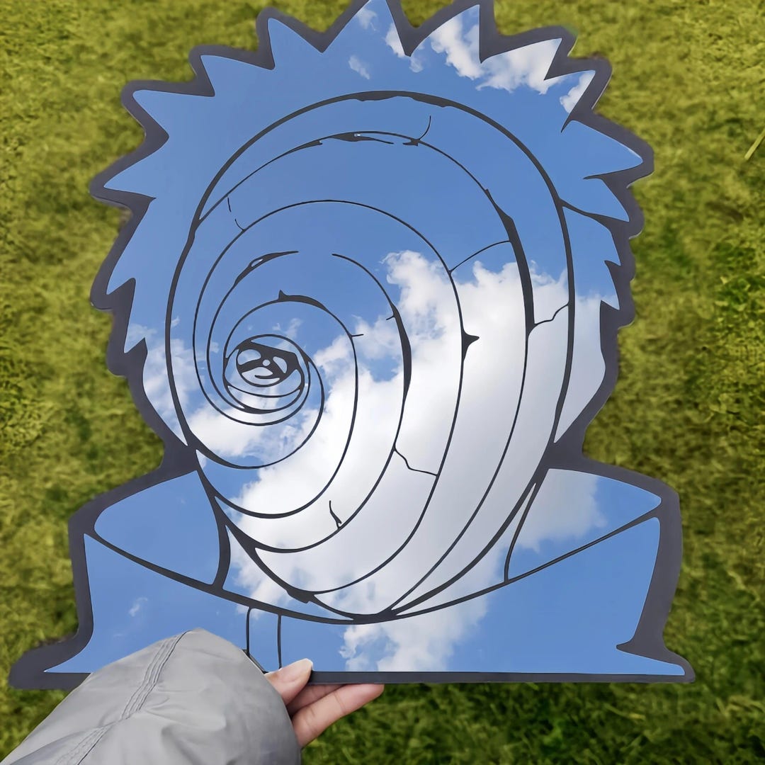 Obito Uchiha (from the Anime Naruto): Irregular Frameless Floating Wall ...