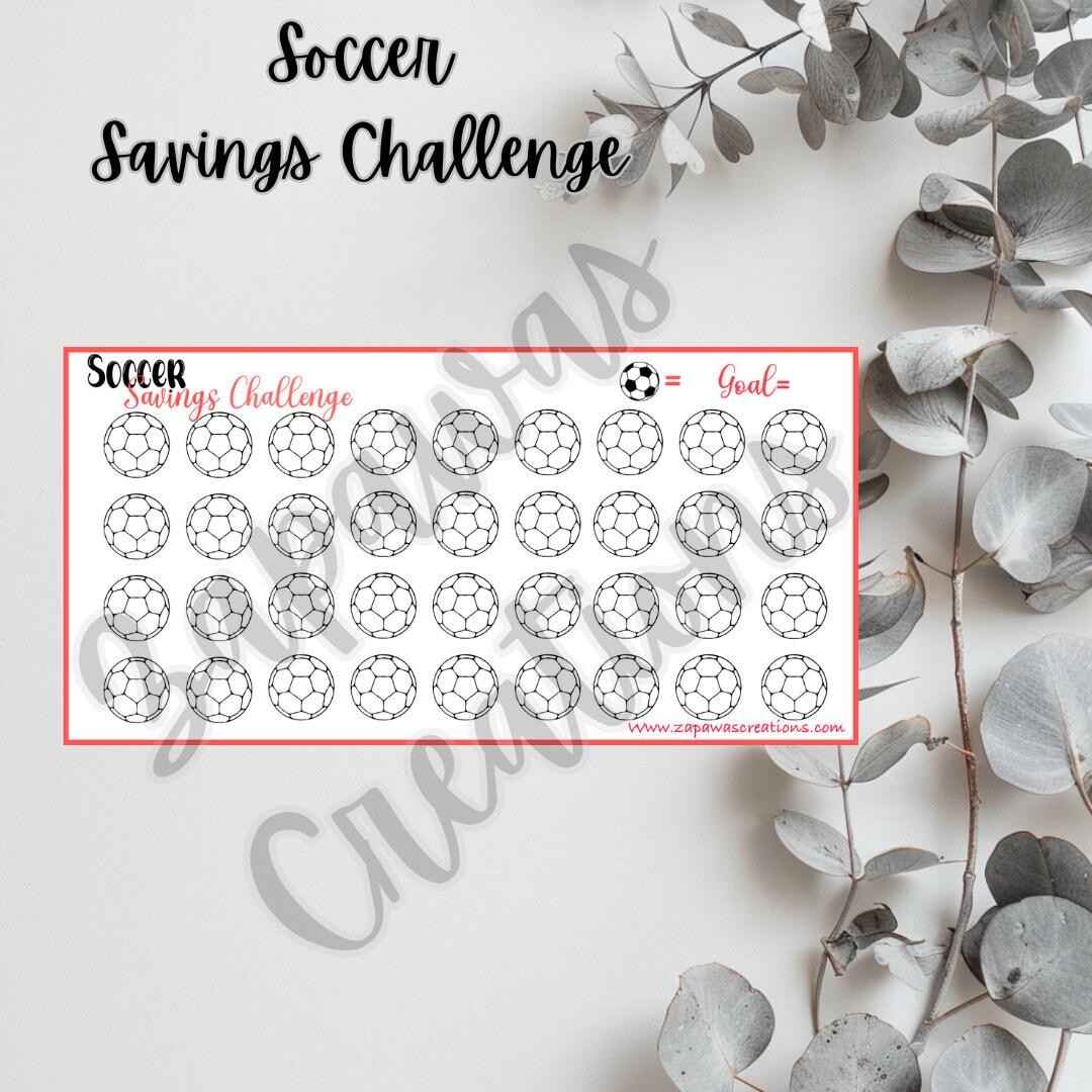 Soccer Savings Challenge | Digital Download | Cash Budgeting - Etsy