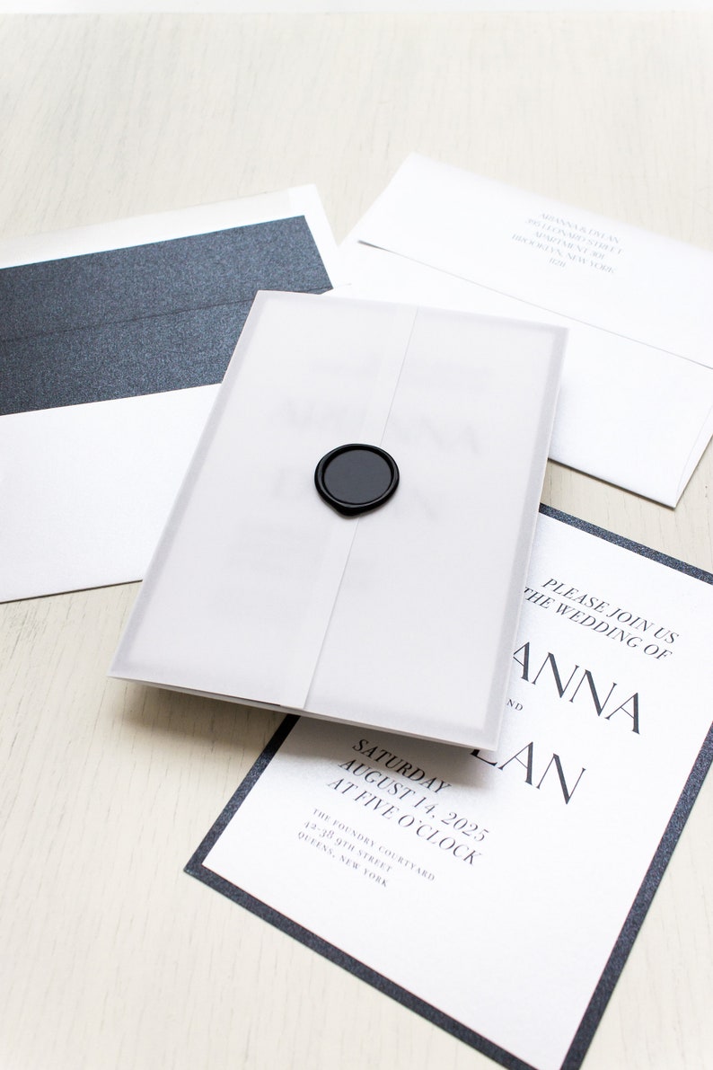 Modern Mark - Wedding Invitation - Sample - Etsy