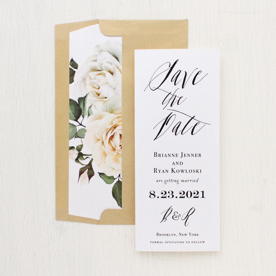 Modern Calligraphy Save the Dates - Etsy