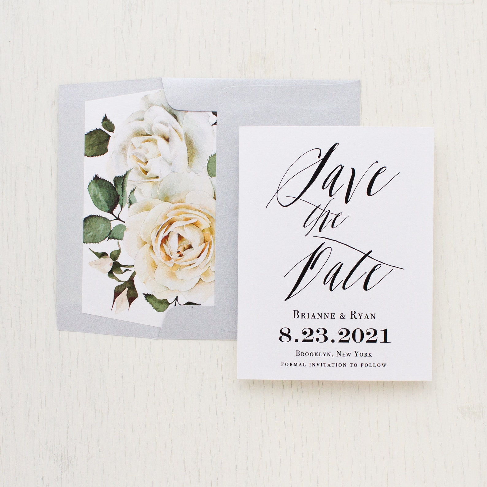 Modern Calligraphy Save the Dates - Etsy