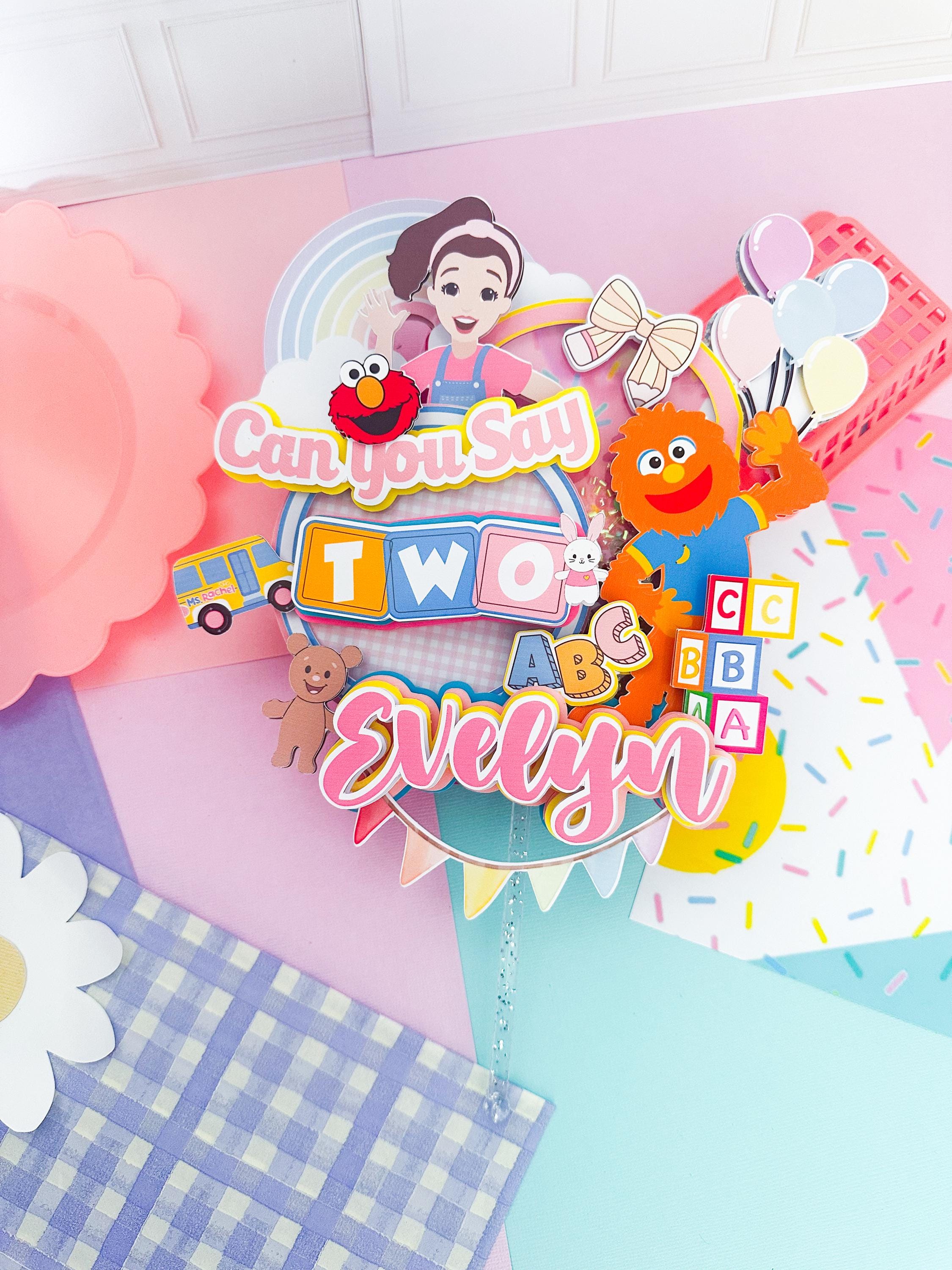 Ms. Rachel Cake Topper: Birthday Party Decor, Ms. Rachel Cups, Ms ...