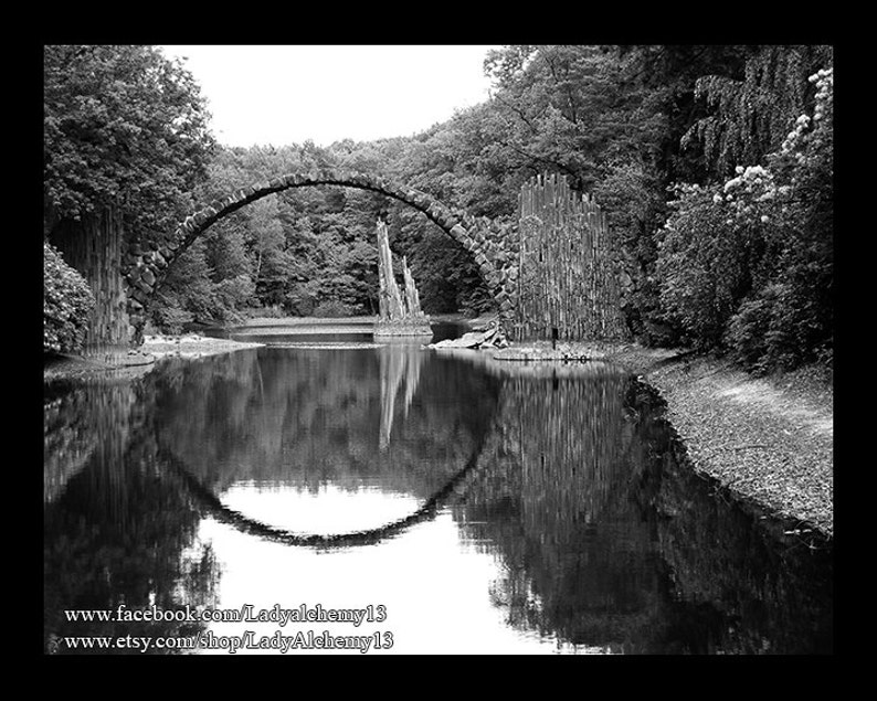 Devil's Bridge Ring Reflection Germany Most Beautiful Places Stone ...
