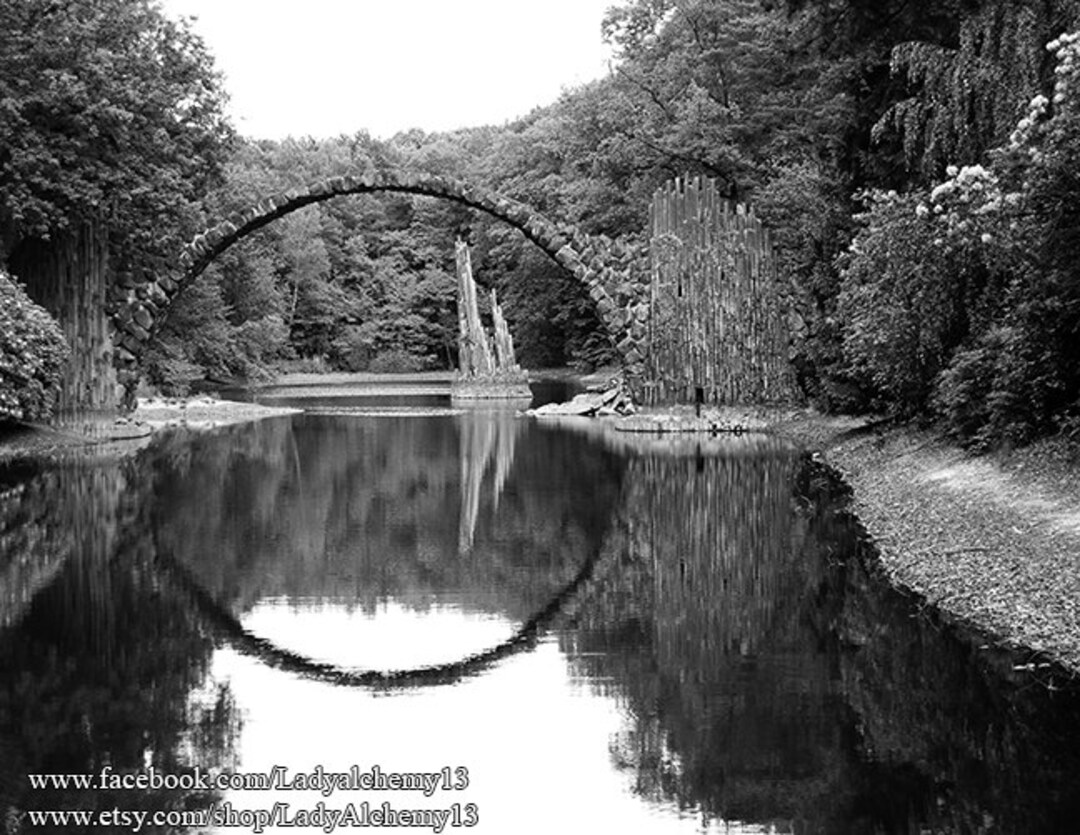 Devil's Bridge Ring Reflection Germany Most Beautiful Places Stone ...