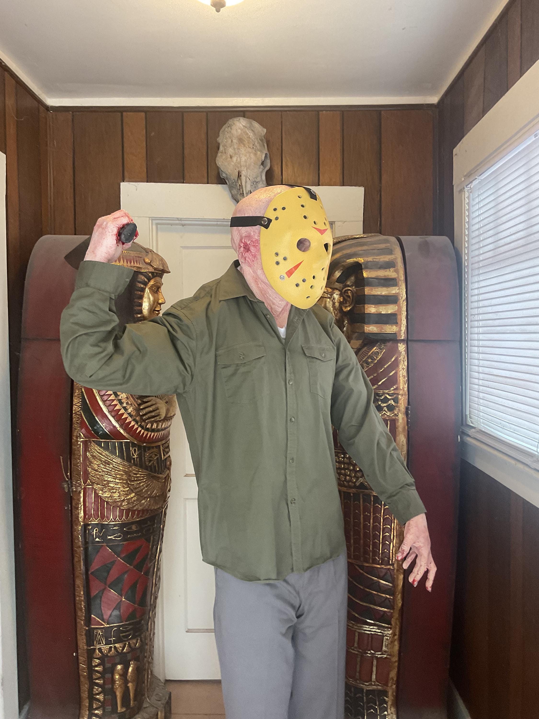 Lifesize Jason Voorhees Figure: Friday the 13th Part 3 Version B ...
