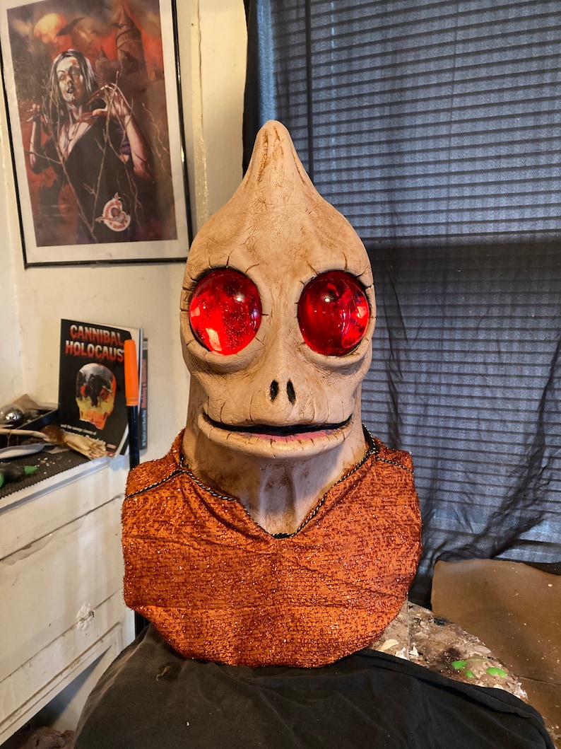 Land of the Lost " Enik" Sleestak Talking Life Size Museum Bust - Etsy