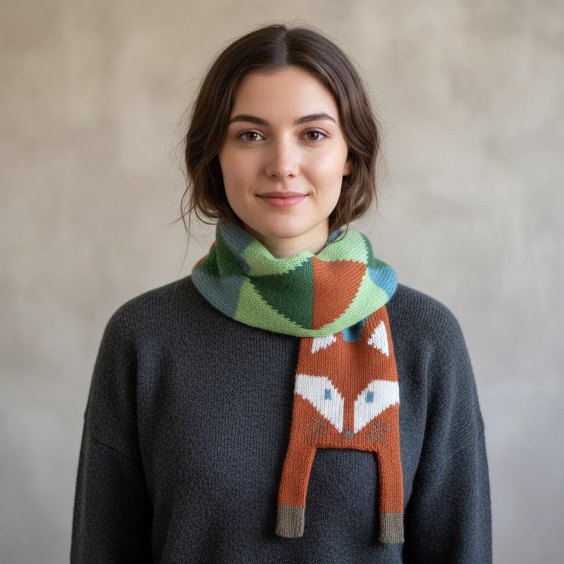 Red Furry Scarves - Etsy