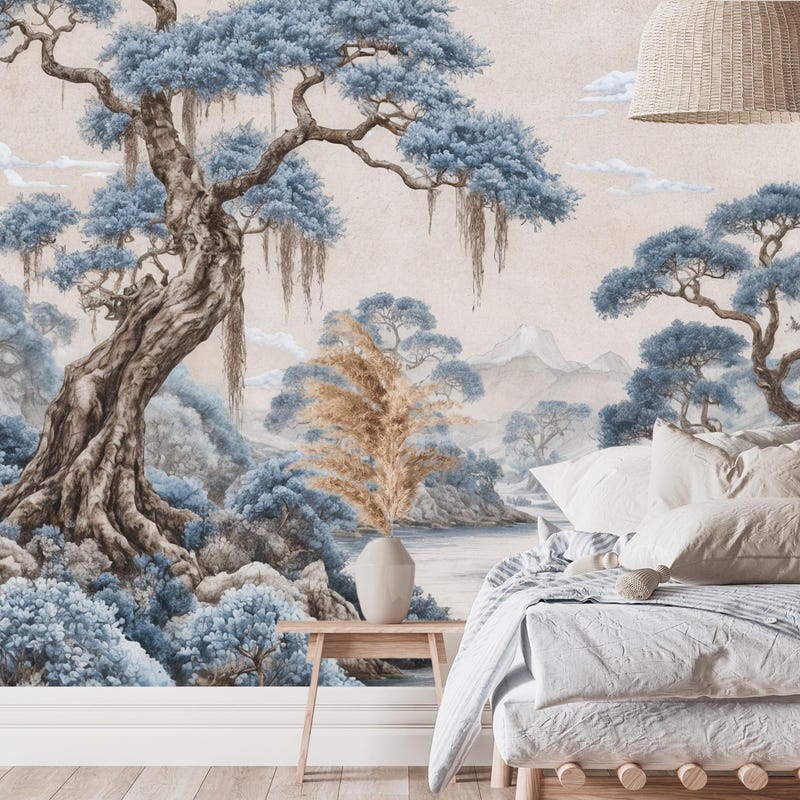 Oriental Wall Mural - Etsy