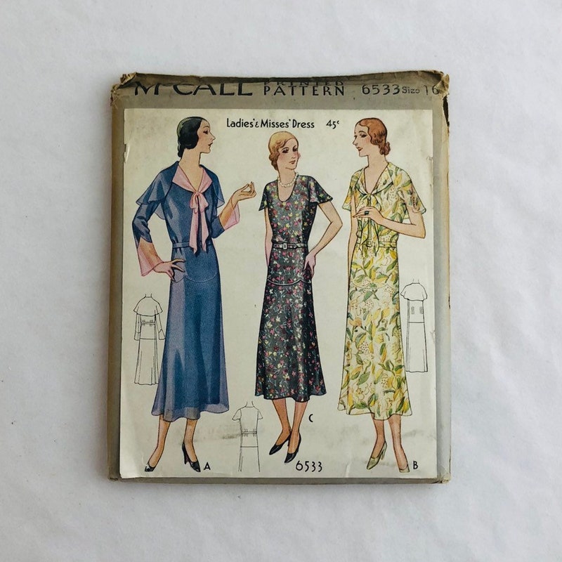 1920s Sewing Pattern - Etsy