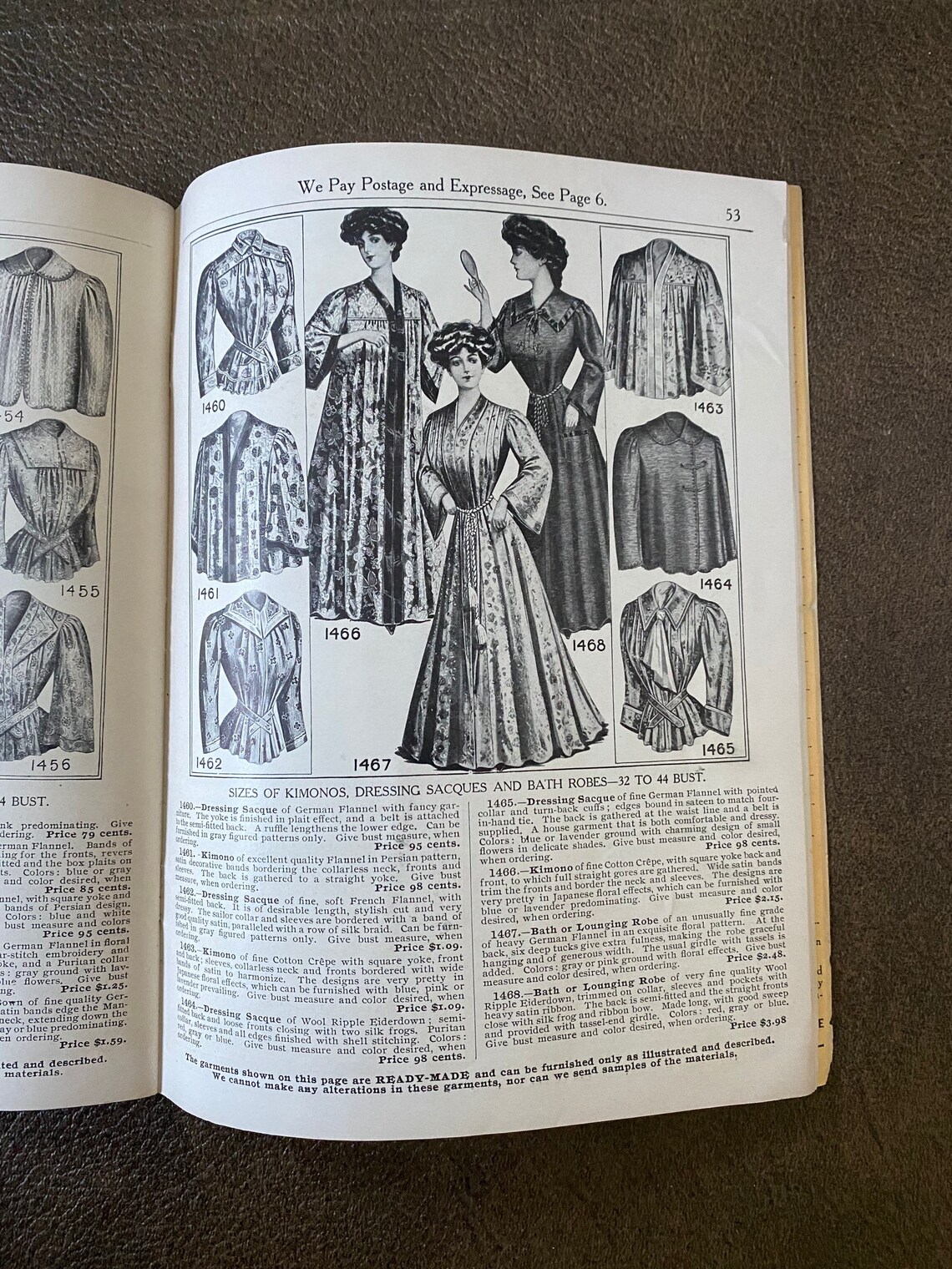 Victorian Catalog 1900's Advertising New York Fashions Antique Vintage ...