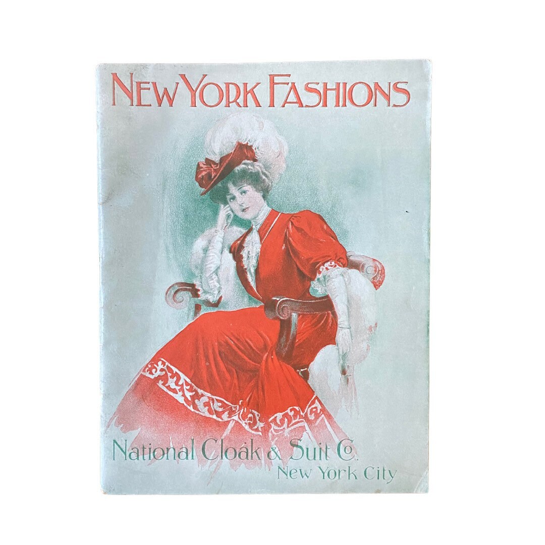Victorian Catalog 1900's Advertising New York Fashions Antique Vintage ...