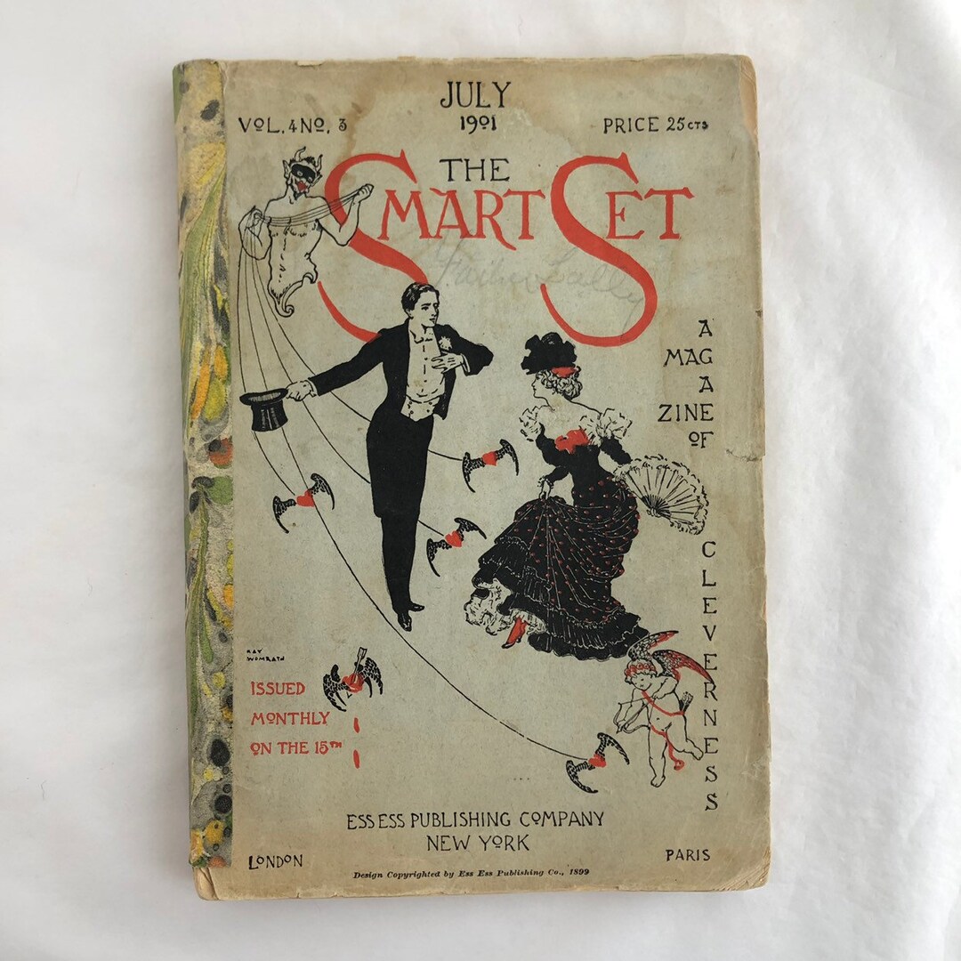Antique Literary Magazine Journal Vintage Advertising the Smart Set ...