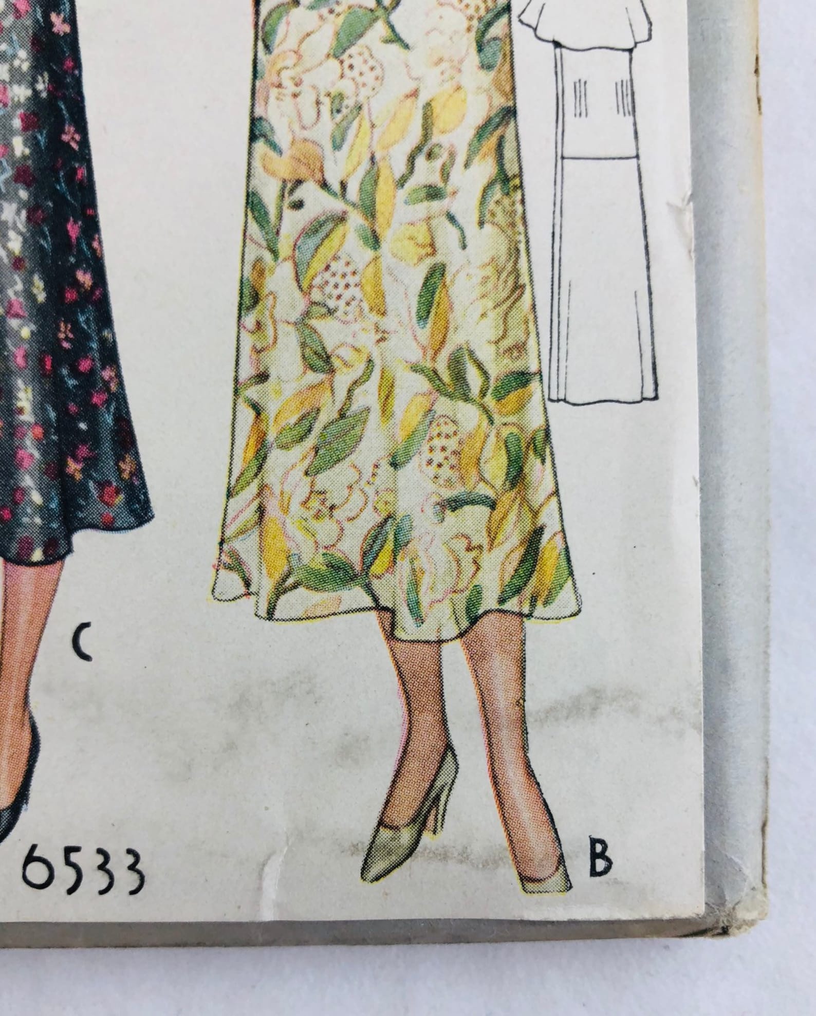 NOS 1920s Cape Dress Sewing Pattern Vintage Art Deco Factory - Etsy